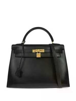 Hermès 1998 32 Kelly Sellier Handbag - Black