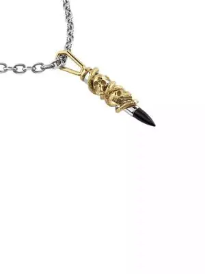 Philipp Plein Plein Bullet Skull-pendant Necklace