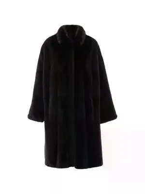 YVES SALOMON Reversible Faux-fur Coat - Black