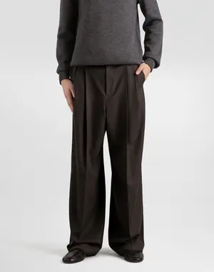 Dolce & Gabbana Wool Trousers Pants And Shorts Multi-colored