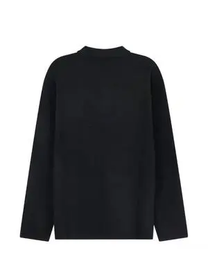 HEVO Polo-collar Button-fastening Sweater