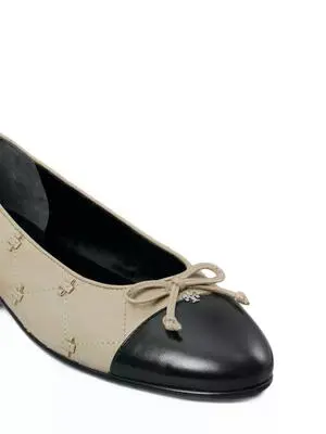 Tory Burch Bunny Knot Cap-toe Ballet Flat
