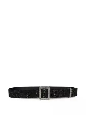 Benedetta Bruzziches Venus Crystal-embellished Belt - Black