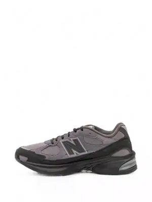 NEW BALANCE Paneled Mesh-suede Sneakers - Grey