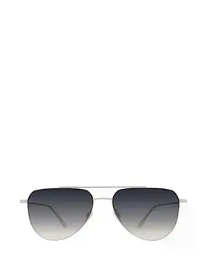 Barton Perreira Mcnair Pilot-frame Sunglasses - Silver