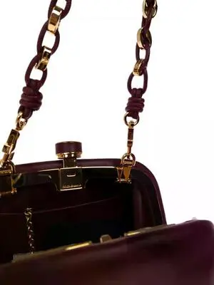 Dolce & Gabbana Mini Grandma Leather Clutch Bag