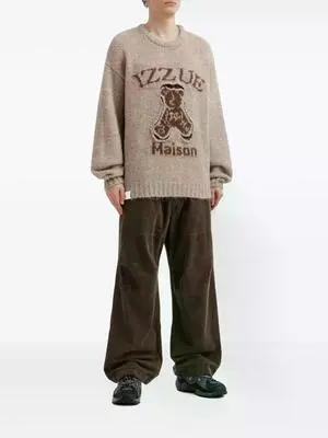 Izzue Corduroy Panelled Trousers