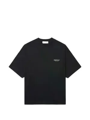 Fear Of God Essentials Logo-print T-shirt - Black