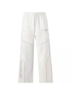 NEW BALANCE Logo-embroidered Piping Track Pants - Neutrals