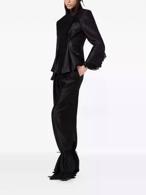 Giuseppe Di Morabito Pinstriped Lace-trim Jacket