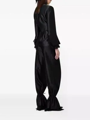 Giuseppe Di Morabito Pinstriped Lace-trim Jacket
