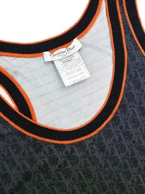 Dior Trotter-pattern Flight Tank Top