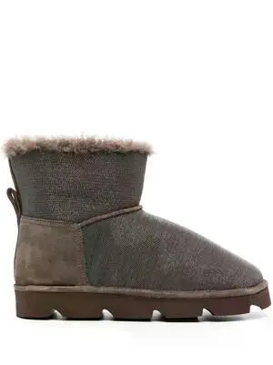 Brunello Cucinelli Ankle Leather Boots - Brown