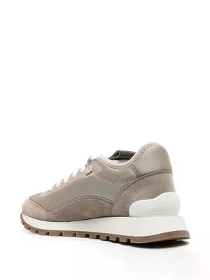 Brunello Cucinelli Monili-detail Suede Sneakers
