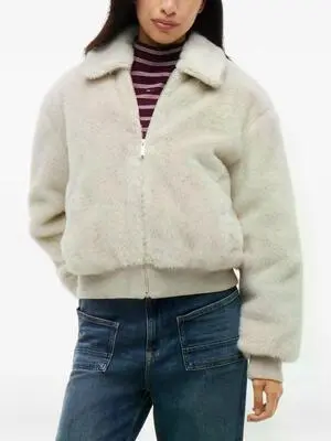 Tommy Hilfiger Faux-fur Bomber Jacket