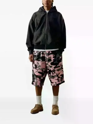 BILLIONAIRE BOYS CLUB Camouflage-print Cotton Shorts - Pink
