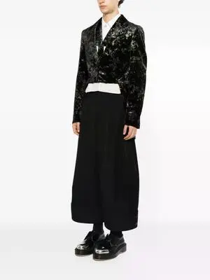 Comme Des Garçons Distressed-effect Peak-lapel Jacket