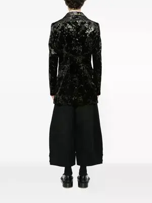 Comme Des Garçons Distressed-effect Peak-lapel Jacket