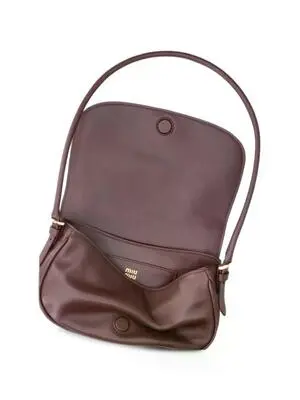 Miu Miu Leather Pouch - Brown
