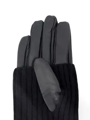 Samsøe Samsøe Salaras Ribbed-knit Gloves - Black