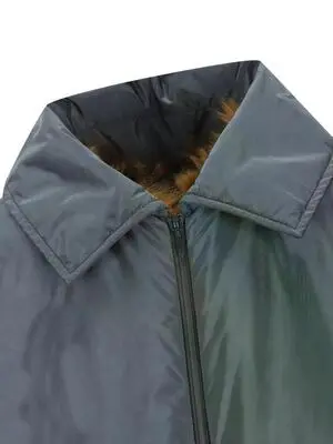 Miu Miu Technical-fabric And Shearling Blouson Jacket