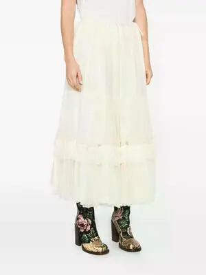 Chloé Tiered Ruffled Maxi Skirt