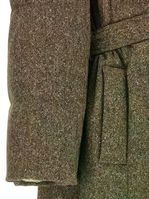 Brunello Cucinelli Belted Mélange-texture Coat