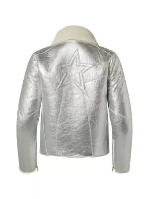 Perfect Moment Sloan Metallic Shearling Jacket