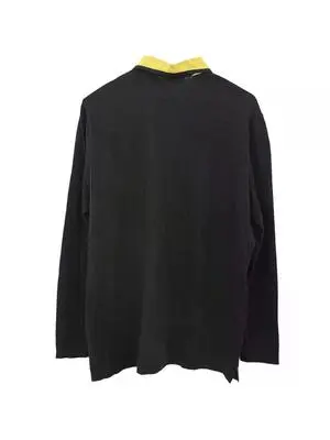 Hermès Scarf-print Long-sleeve Polo Shirt