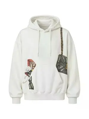 DOUBLET Trompe L'oeil Embroidered Hoodie