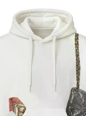 DOUBLET Trompe L'oeil Embroidered Hoodie - Neutrals
