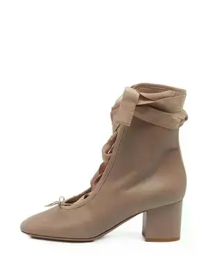 Valentino Garavani Bow-detail Ankle Boots