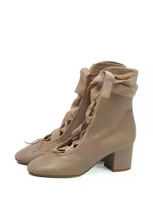 Valentino Garavani Bow-detail Ankle Boots