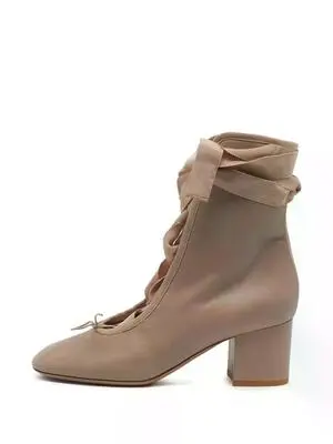 Valentino Garavani Bow-detail Ankle Boots