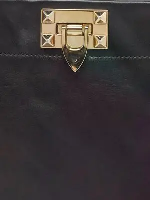 Valentino Garavani Rockstud Leather Mini Clutch Bag