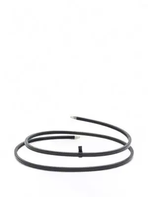 Bottega Veneta Spiral Wraparound Calf Leather Belt