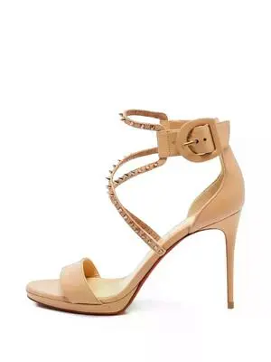 CHRISTIAN LOUBOUTIN Choca Lux Spiked-details Sandals