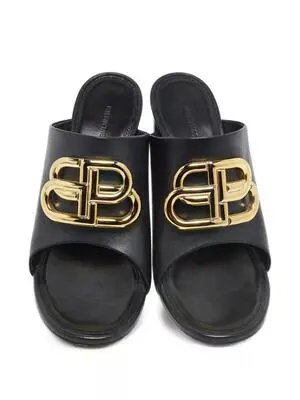 Balenciaga Oval Bb Heeled Sandals