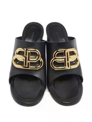 Balenciaga Oval Bb Heeled Sandals