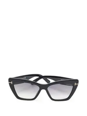 TOM FORD Wyatt Cat-eye Frame Sunglasses - Black