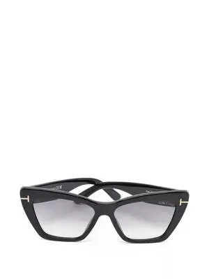 TOM FORD Wyatt Cat-eye Frame Sunglasses - Black