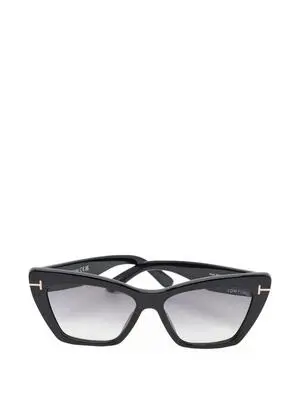 TOM FORD Wyatt Cat-eye Frame Sunglasses - Onyx