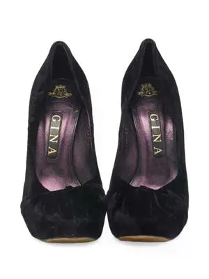 GINA Claire Ruched Heeled Pumps