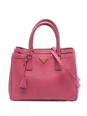 Prada Medium Galleria Saffiano Leather Tote Bag - Pink