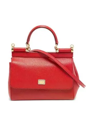 Dolce & Gabbana Small Miss Sicily Tote Bag - Red