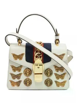 GUCCI Mini Animalier Sylvie Satchel Bag