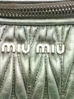 Miu Miu Matelassé Leather Belt Bag