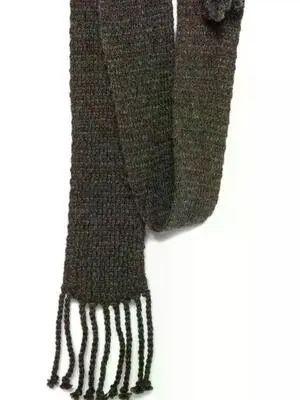 ZIGGY CHEN Fringed Knitted Scarf