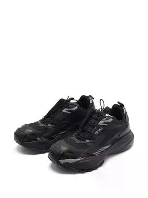 Versace Trigreca Lace-up Sneakers - Black
