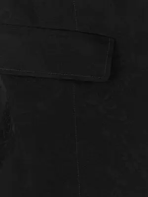 UMA WANG Cropped Wrap Blazer In Viscose Blend With Lapels - Black